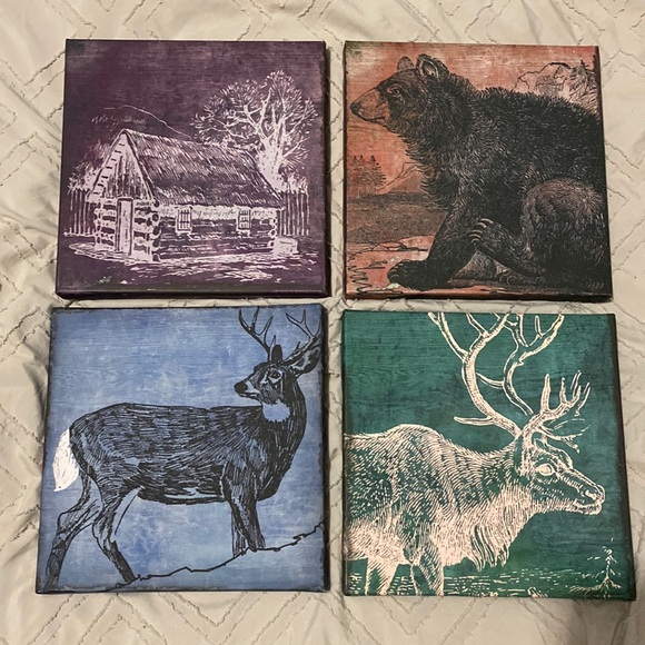 Art | Rustic Hunting Wall Canvas Decor Set | Poshmark